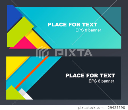 Banner design template material background - Stock Illustration ...