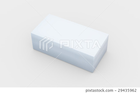 solid pure white box in grey background - Stock Illustration [29435962 ...