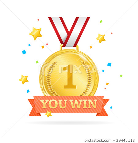You Win Success Achievement Concept. Vector - Stock Illustration ...