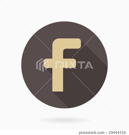 Fine Flat Icon With Letter F-插圖素材 [29444316] - PIXTA圖庫