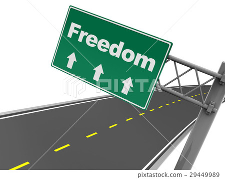freedom sign - Stock Illustration [29449989] - PIXTA