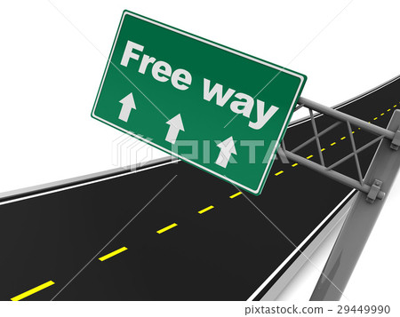 free way - Stock Illustration [29449990] - PIXTA