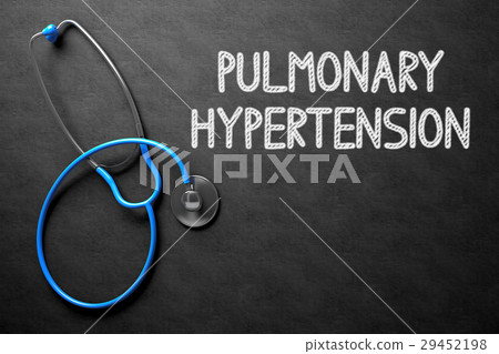 Pulmonary Hypertension on Chalkboard. 3D - Stock Illustration [29452198 ...