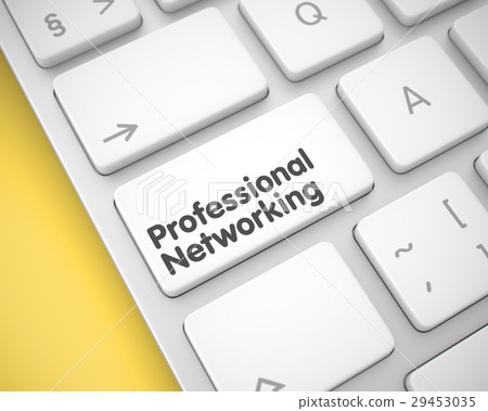 Professional Networking - Text on the White - Stock Illustration ...