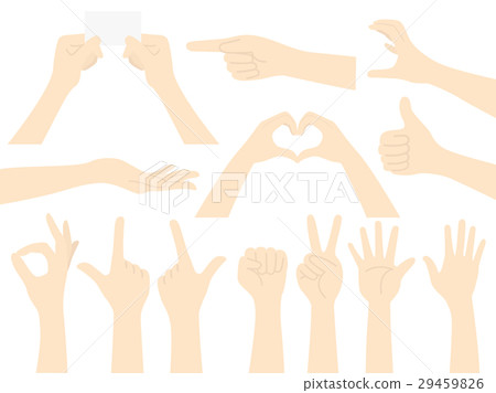 Hand illustration set - Stock Illustration [29459826] - PIXTA
