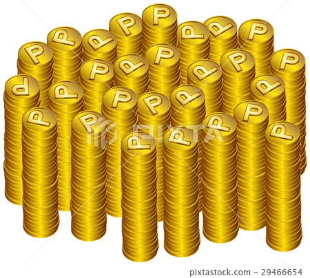 Point coin - Stock Illustration [29466654] - PIXTA