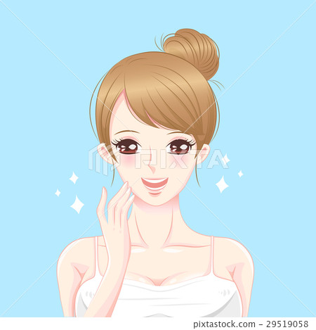 beauty cartoon woman - Stock Illustration [29519058] - PIXTA