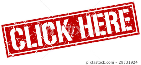 click here square grunge stamp - Stock Illustration [29531924] - PIXTA