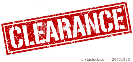 clearance square grunge stamp - Stock Illustration [29531930] - PIXTA