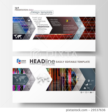 Business templates in HD format for presentation - Stock Illustration ...