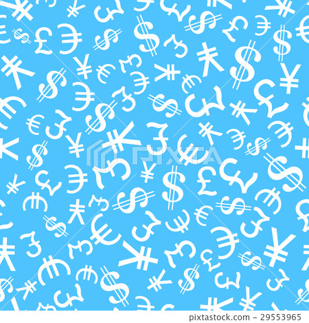 Currency Symbol Seamless pattern - Stock Illustration [29553965] - PIXTA