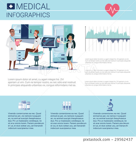Health Medicine Infographics Information Banner - Stock Illustration ...