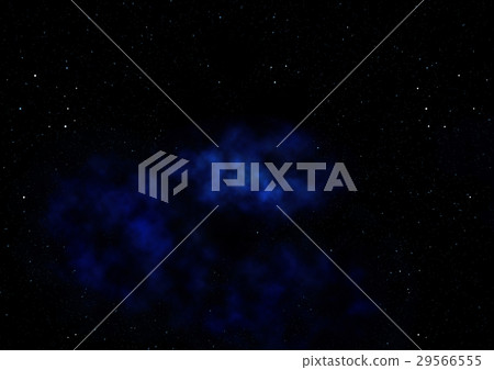 Small part of an infinite star field. 3D rendering - Stock Illustration ...