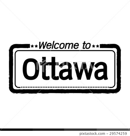 Welcome to Ottawa city illustration design - Stock Illustration ...