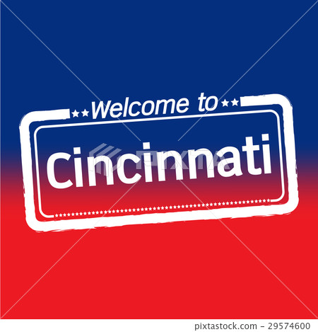 Welcome to Cincinnati City illustration design-插圖素材 [29574600] - PIXTA圖庫