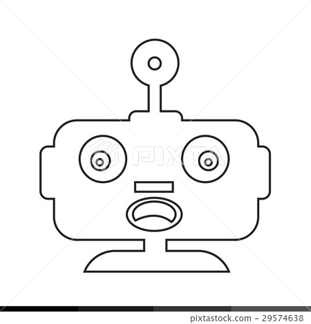 Robot emotion icon illustration design - Stock Illustration [29574638 ...