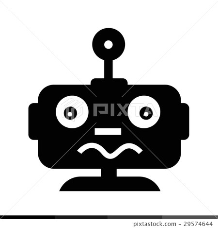 Robot emotion icon illustration design - Stock Illustration [29574644 ...