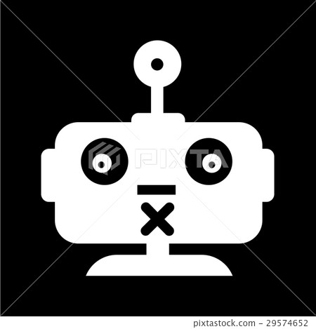 Robot emotion icon illustration design - Stock Illustration [29574652 ...