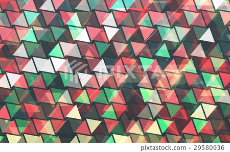 Abstract triangle pattern background. - Stock Illustration [29580936 ...