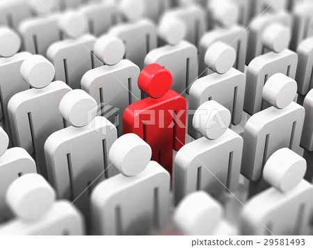 Abstract individuality concept - Stock Illustration [29581493] - PIXTA