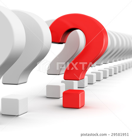 Main question - Stock Illustration [29581951] - PIXTA