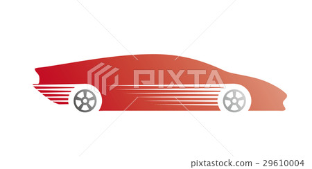 Running car - Stock Illustration [29610004] - PIXTA