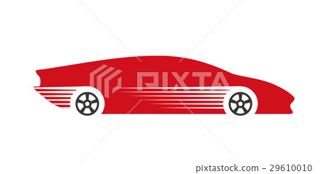 Running car - Stock Illustration [29610010] - PIXTA