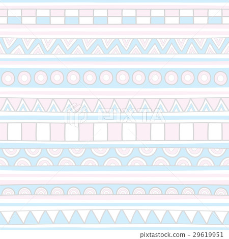 Pink and blue seamless pattern background - Stock Illustration ...