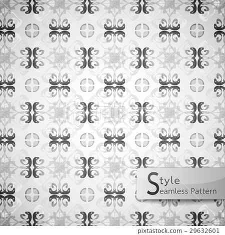 abstract seamless pattern flower lotus grid. - Stock Illustration ...