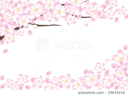 Cherry tree frame - Stock Illustration [29639216] - PIXTA