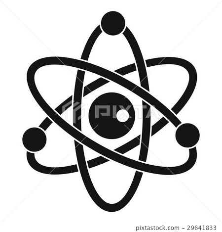 Atomic model icon, simple style - Stock Illustration [29641833] - PIXTA