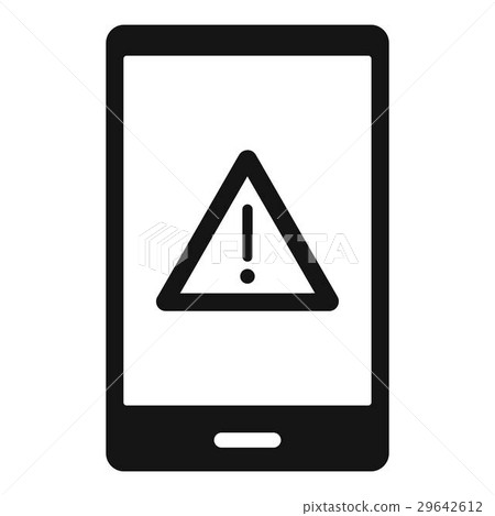 Not working phone icon, simple style - Stock Illustration [29642612 ...