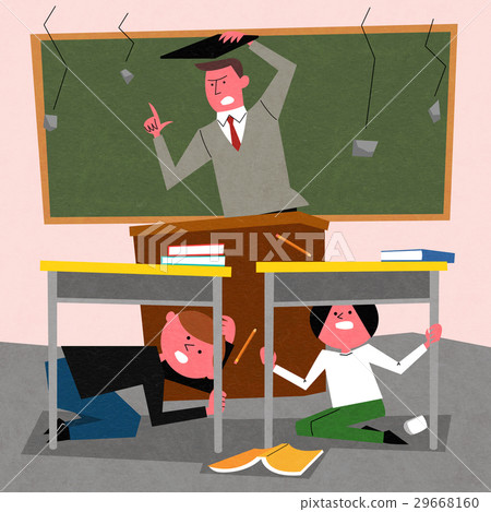 accident, classroom, person - Stock Illustration [29668160] - PIXTA