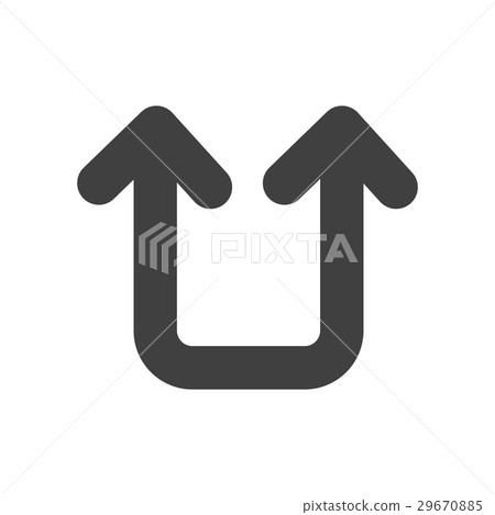 Return arrow symbol icon vector-插圖素材 [29670885] - PIXTA圖庫