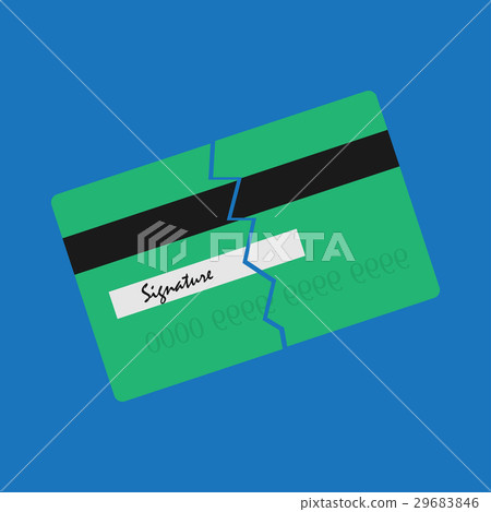 Credit card problem sign / symbol - Stock Illustration [29683846] - PIXTA