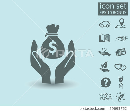 Pictograph of money - Stock Illustration [29695762] - PIXTA