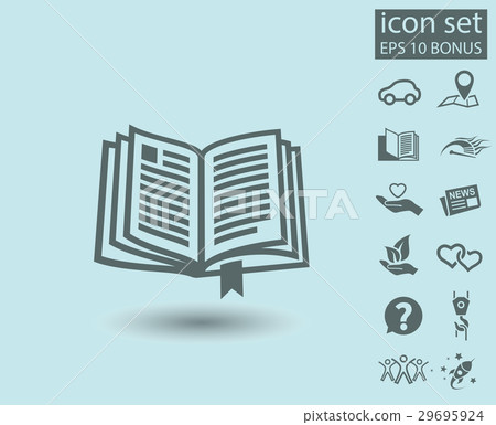 Pictograph of book - Stock Illustration [29695924] - PIXTA