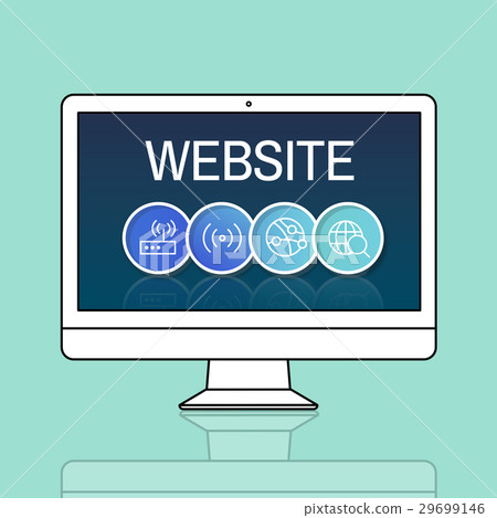Website Internet Technology Concept - Stock Illustration [29699146] - PIXTA