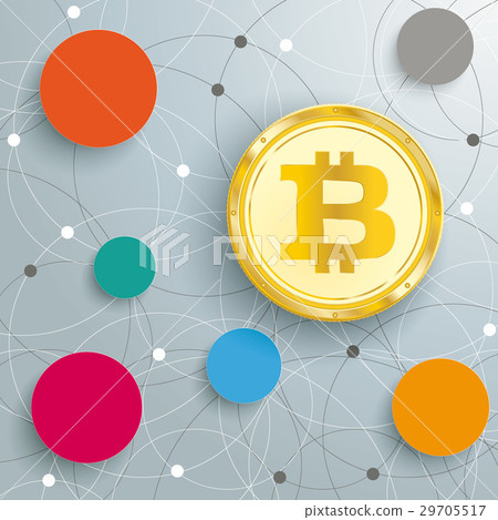 Abstract Circle Networks Bitcoin - Stock Illustration [29705517] - PIXTA