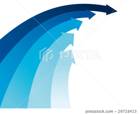 Arrow curve - Stock Illustration [29718413] - PIXTA