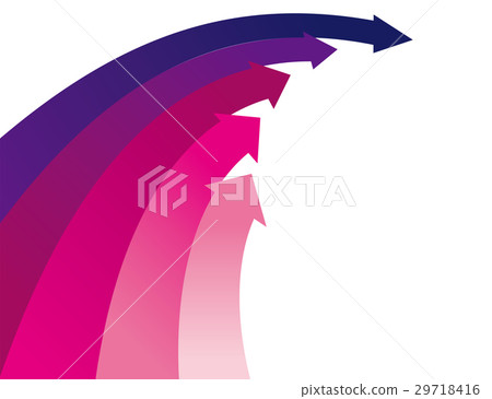 Arrow curve - Stock Illustration [29718416] - PIXTA