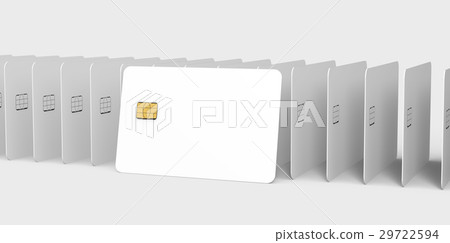 blank chip card - Stock Illustration [29722594] - PIXTA