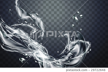 water flow effect - Stock Illustration [29722648] - PIXTA