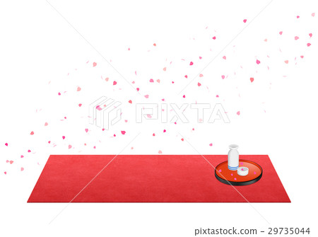 Hanami Hanami sake cherry blossom blossoms snow... - Stock Illustration ...
