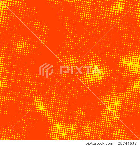 Grunge yellow halftone ink print, seamless pattern - Stock Illustration ...