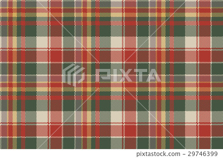 fabric texture classic plaid seamless pattern - Stock Illustration ...