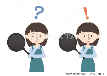 Housewife to solve problems - Stock Illustration [29762031] - PIXTA