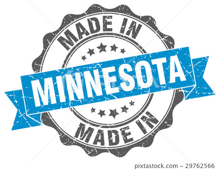 made in Minnesota round seal - Stock Illustration [29762566] - PIXTA