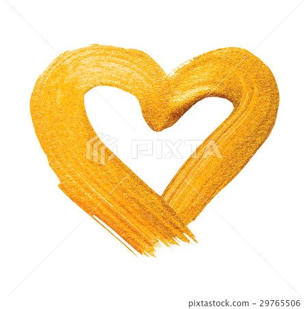 Vector shining gold heart for your amazing design - Stock Illustration ...