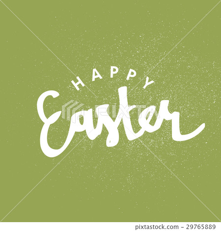 "Happy Easter" calligraphy with texture effect. - Stock Illustration ...